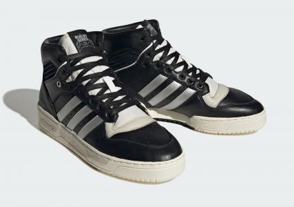 【SALE】【adidas】ID7388 adidas RIVALRY HI CONSORTIUM BLACK/SILVER アディダス  ライバルリー ハイ コンソーシアム ブラック/シルバー メンズ レディース スニーカー  ハイカット シューズ 3本ライン 大人靴