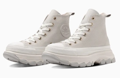 【数量限定】【CONVERSE】5SE012 ALL STAR (R) TREKWAVE NC HI LIGHTGRAY コンバース オールスター トレックウェーブ ライトグレイ スニーカー ハイカット 大人靴 シューズ カジュアル グレー