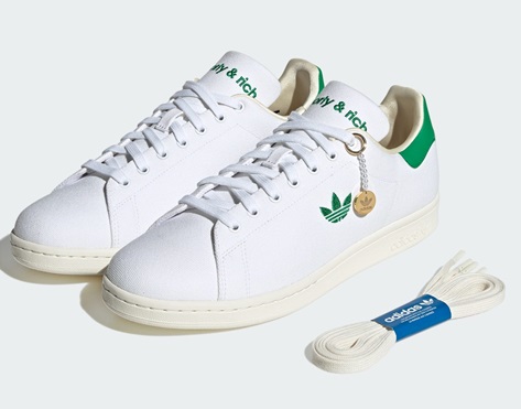 【adidas】IF5658 adidas ORIGINALS STAN SMITH SPORTY & RICH WHITE/GREEN アディダス オリジナルス スタンスミス スポーティ & リッチ ホワイト/グリーン レディース ジュニア スニーカー  ローカット シューズ 大人靴