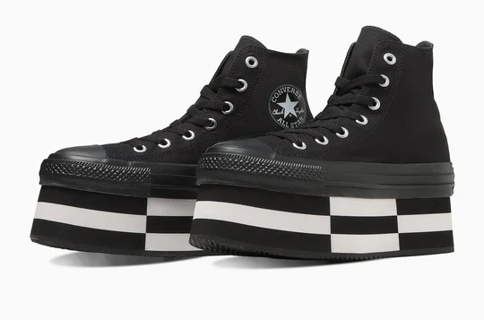 【CONVERSE】5SE181 ALL STAR CHUNKYBLOCK HI BLACK オールスター チャンキーブロック ブラック コンバース スニーカー 厚底 ハイカット 大人靴 シューズ カジュアル
