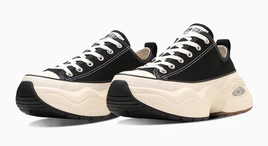 【CONVERSE】ALL STAR (R) SURGETRAINER OX BLACK コンバース オールスター (R) サージトレーナー ブラック スニーカー メンズ レディース  厚底