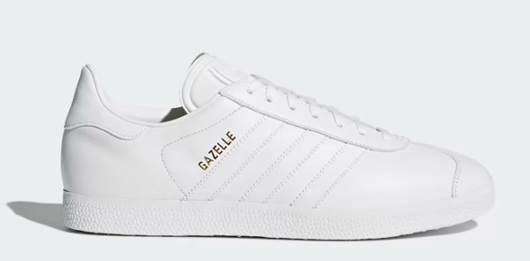 【adidas】BB5498 GAZELLE WHITE アディダス ガゼル ホワイト メンズ スニーカー  ローカット シューズ 大人靴