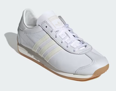 【adidas】IE8411 COUNTRY OG W WHITE アディダス カントリー ホワイト レディース メンズ スニーカー ローカット シューズ 大人靴