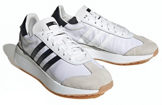 【SALE】【adidas】IF8405 COUNTRY XLG WHITE/BLACK アディダス カントリー ホワイト/ブラック メンズ スニーカー  ローカット シューズ 大人靴