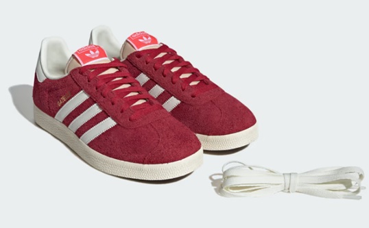 【adidas】IF9652 GAZELLE RED アディダス ガゼル レッド メンズ スニーカー  ローカット シューズ 大人靴