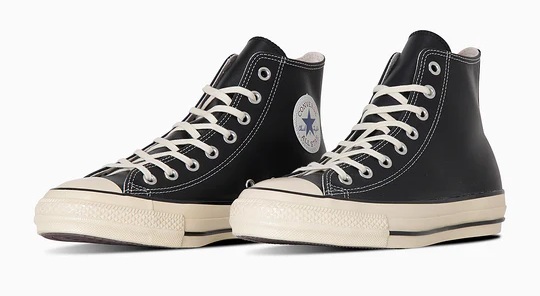 【CONVERSE】1SE280 LEATHER ALL STAR US HI BLACK レザー オールスター ブラック コンバース スニーカー ハイカット 大人靴 レディース メンズ シューズ