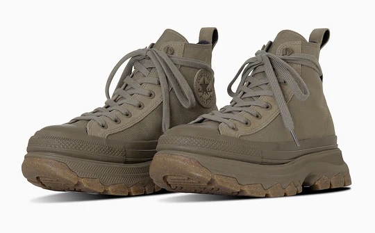 【CONVERSE】1SE257 ALL STAR  (R) TREKWAVE BT HI COYOTE コンバース オールスター トレックウエーブ コヨーテ ハイカット カジュアル  レディース メンズ 大人靴 厚底