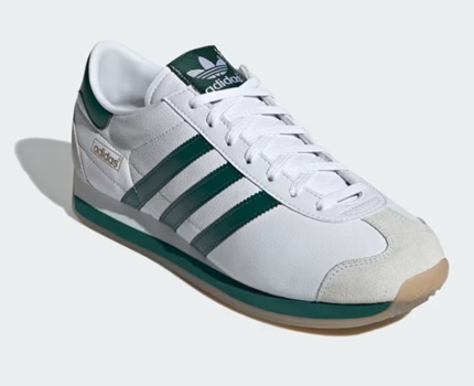 【adidas】IE4042 COUNTRY JAPAN WHITE/GREEN アディダス カントリー ジャパン ホワイト/グリーン レディース メンズ スニーカー  ローカット シューズ 大人靴