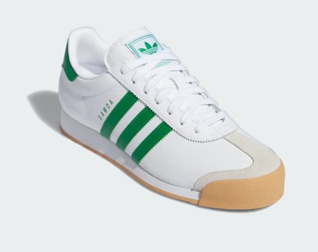 【adidas】JH9078 SAMOA WHITE/GREEN アディダス サモア ホワイト/グリーン メンズ スニーカー ローカット シューズ 大人靴