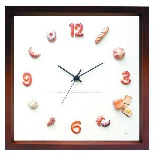 K-ART.JAPAN 置き時計・掛け時計 ブラウン サイズ:W26.5×26.5×D4.5cm(未使用の新古品)