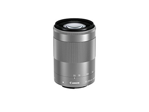 Canon 望遠ズームレンズ EF-M55-200mm F4.5-6.3 IS STM(シルバー) ミラーレ(中古品)