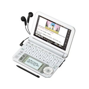 シャープ 電子辞書 Brain (ブレーン) PW-G4000 ホワイト PW-G4000-W 中学生(中古品)