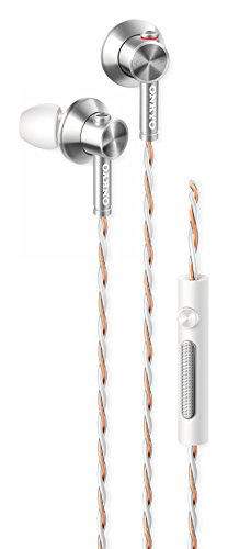 ONKYO E700M イヤホン カナル型/ハイレゾ対応 ホワイト E700MW (中古品)