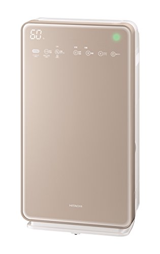 日立 加湿空気清浄機 ~42畳 自動おそうじ機能付き PM2.5対応 シャンパン EP(中古品)