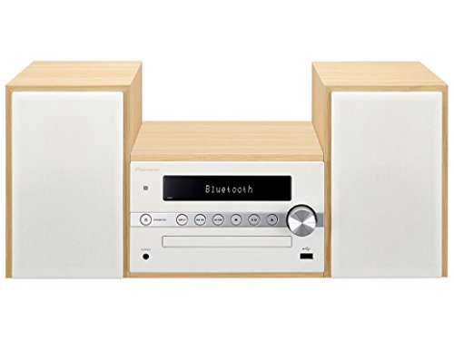 パイオニア X-CM56 CDミニコンポ Bluetooth搭載/AM/FM対応 ホワイト X-CM56(中古品)