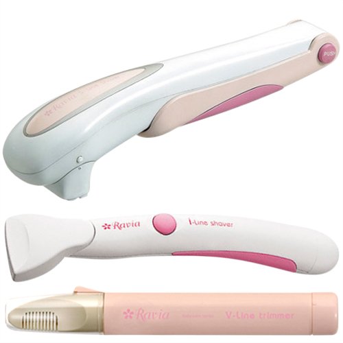 ラヴィア ボディケアシリーズ フルセット (vライントリマー(ピンク)+iライ (未使用の新古品)