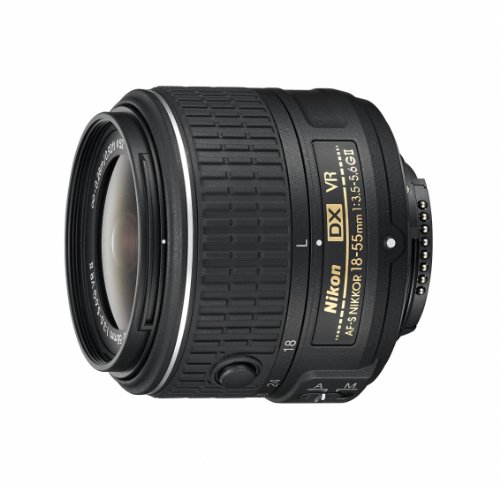 Nikon 標準ズームレンズ AF-S DX NIKKOR 18-55mm f/3.5-5.6G VR II ニコンD(中古品)