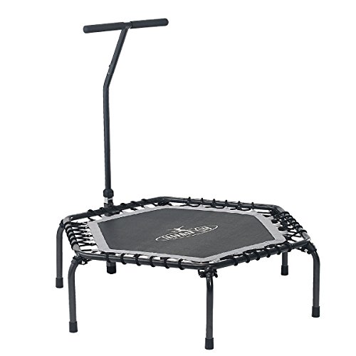 IRONMAN CLUB(鉄人倶楽部) ハンドル付 ヘキサ トランポリン IMC-107 家庭用(未使用の新古品)