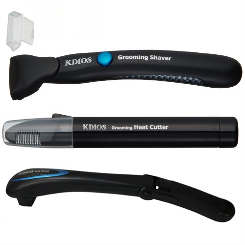 ケディオス(KDIOS) 男性用グルーミングヒートカッター + グルーミングシェ (未使用の新古品)