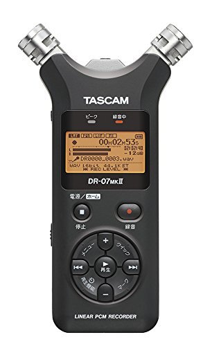 TASCAM リニアPCMレコーダー DR-07MK2-JJ(中古品)