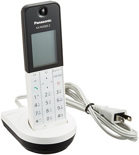 パナソニック 増設子機 1.9GHz DECT準拠方式 ホワイト&ブラック KX-FKD505-(中古品)