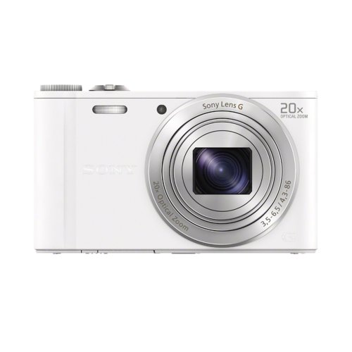 SONY デジタルカメラ Cyber-shot WX300 2110万画素 光学20倍 ホワイト DSC-(中古品)