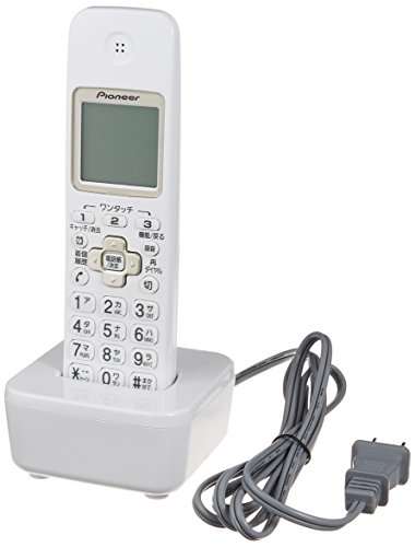 パイオニア Pioneer TF-EK35 デジタルコードレス増設子機 ホワイト TF-EK35(中古品)