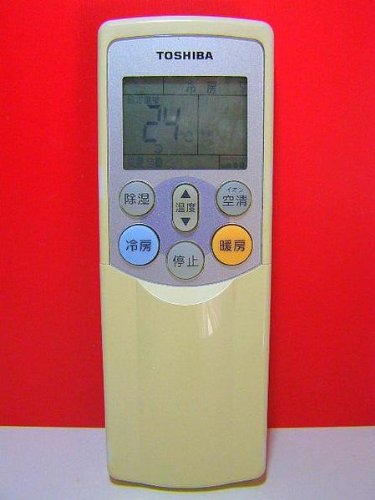 東芝 エアコンリモコン WH-F06J(中古品)