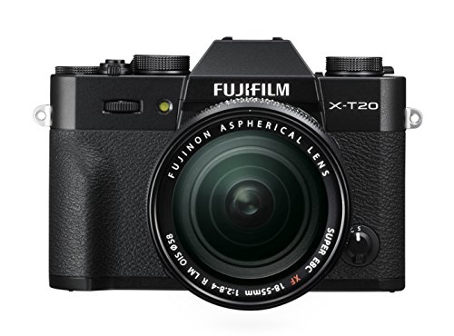 FUJIFILM ミラーレス一眼 X-T20 レンズキットブラック X-T20LK-B(中古品)