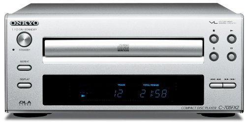 ONKYO INTEC205 CDプレーヤー シルバー C-705FX2(S)(中古品)