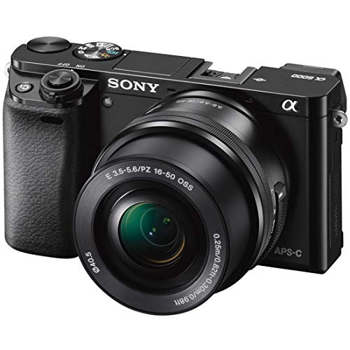 ソニー SONY ミラーレス一眼 α6000 パワーズームレンズキット E PZ 16-50m(中古品)