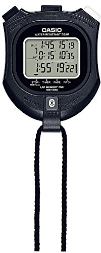 カシオ モバイルリンク機能搭載ストップウオッチ HSB-100W-1JH(中古品)