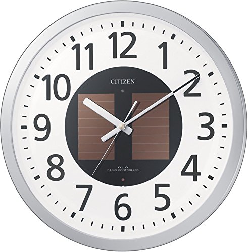 CITIZEN シチズン 掛け時計 電波時計 ソーラー電源 エコライフM815 4MY815-(未使用の新古品)