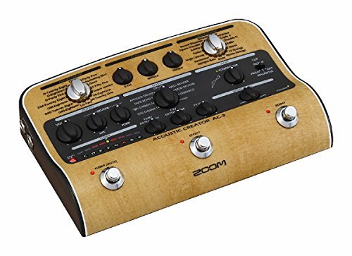 ZOOM ズーム Acoustic Creator アコースティックギター用プリアンプ AC-3(中古品)