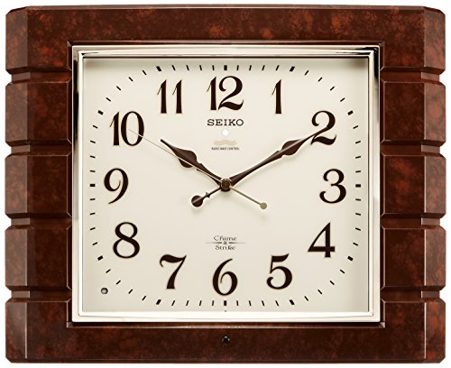 セイコー クロック 掛け時計 電波 アナログ 報時選択式 チャイム&ストライ (未使用の新古品)