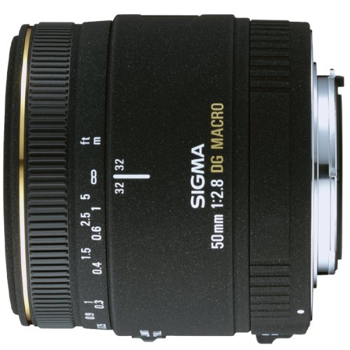 SIGMA 単焦点マクロレンズ MACRO 50mm F2.8 EX DG キヤノン用 フルサイズ対(中古品)