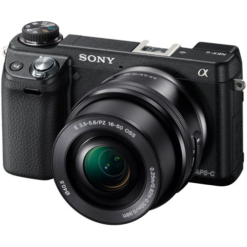 ソニー SONY ミラーレス一眼 α NEX-6 パワーズームレンズキット E PZ 16-5(中古品)