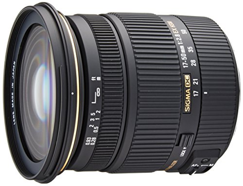 SIGMA 標準ズームレンズ 17-50mm F2.8 EX DC OS HSM キヤノン用 APS-C専用 (中古品)