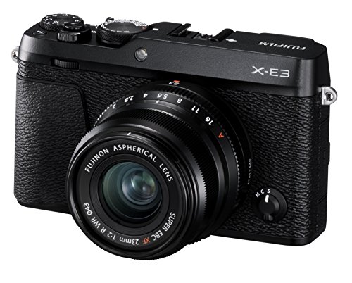 FUJIFILM ミラーレス一眼 X-E3単焦点レンズキットブラック X-E3LK23F2-B(中古品)
