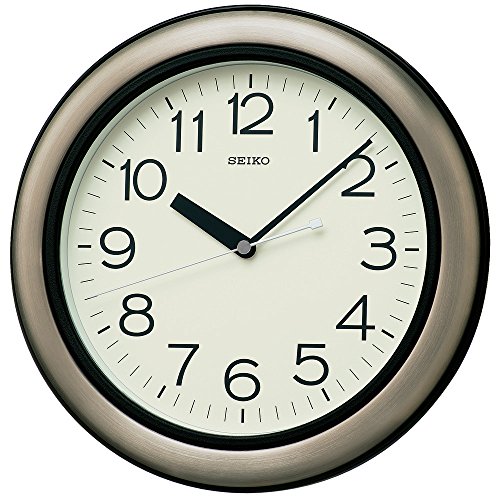 セイコー クロック 掛け時計 アナログ 生活防水 強化防湿 防塵型 キッチン&(未使用の新古品)