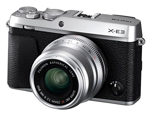 FUJIFILM ミラーレス一眼 X-E3単焦点レンズキットシルバー X-E3LK23F2-S(中古品)