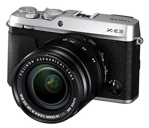 FUJIFILM ミラーレス一眼 X-E3レンズキットシルバー X-E3LK-S(中古品)