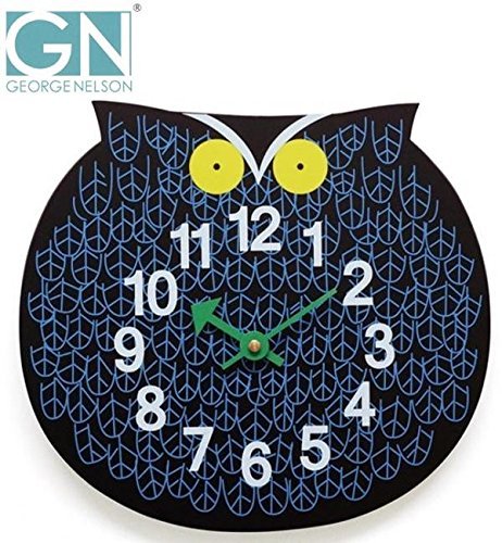 e Nelson ジョージ・ネルソン 壁掛け時計 Zoo Timer Clock フクロウ G(中古品)
