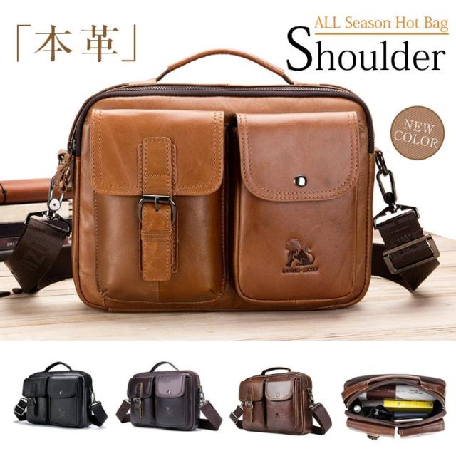ワンショルダーバッグ ショルダーバック トートバッグ メンズ  斜めがけ 手提げかばん 本革 かばん メンズ 復古 カジュアル バッグ メンズバッグ トートバッグ ハンドバッグ 通勤 新作