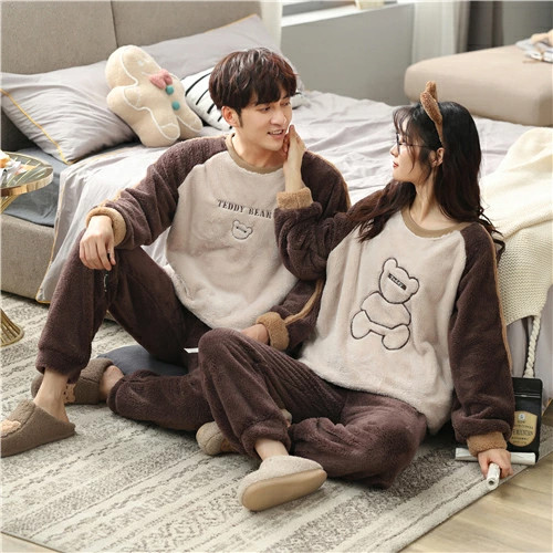 パジャマペア 冬 パジャマ レディース 冬 もこもこ パジャマ 男性 冬 カップル ペア ルームウェア セット 前開き 長袖 ペアパジャマ モコモコ メンズ ペアパジャマ カップル 秋冬 結婚祝い プレゼント ペアパジャマ カップル 冬 カップル お揃い