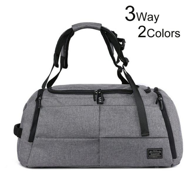 シューズイン ボストンバッグ 宿泊 海外 トラベル ボストン 防水 収納ポケット付き 斜めがけ ショルダー リュックサック 旅行 スポーツ アウトドア 中学生 高校生 ボストンバッグ ドラムバッグ ジムバッグ 修学旅行 スポーツバッグ 手提げ 肩掛け リュック 3WAY