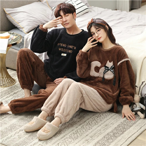 ペアパジャマ 冬 もこもこ カップル ペア ルームウェア セット 冬用 パジャマ 長袖 ペアパジャマ モコモコ メンズ ペアパジャマ カップル 秋冬 結婚祝い プレゼント ペアパジャマ カップル 冬 カップル お揃い プレゼント ギフト