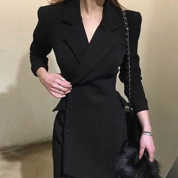 ワンピース タイトワンピース ミニワンピース スーツ 袖あり 長袖 襟付き 前開き ボタン タイト 細身 かわいい 大人可愛い シンプル カジュアル 大人 上品 おしゃれ お洒落 かっこいい