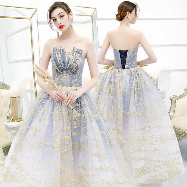 カラードレス ロングドレス 演奏会用ドレス 演奏会 ピアノ 発表会