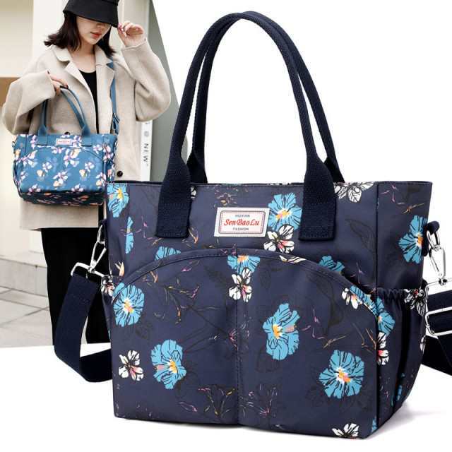 トートバッグ レディース 人気 大容量 軽量 斜め掛け 肩掛け ブランド かわいい おしゃれ トラベルバッグ 旅行バッグ 防水 撥水 花柄